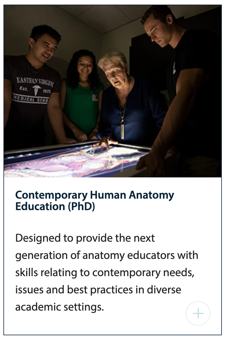 Earn an Advanced Degree in Contemporary Human Anatomy Education - AABA