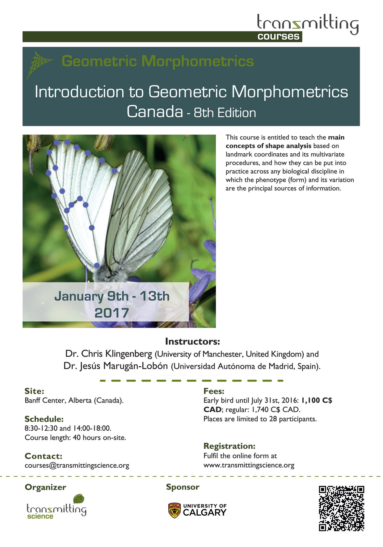 Course Introduction to Geometric Morphometrics in Alberta, SCANADA - AABA