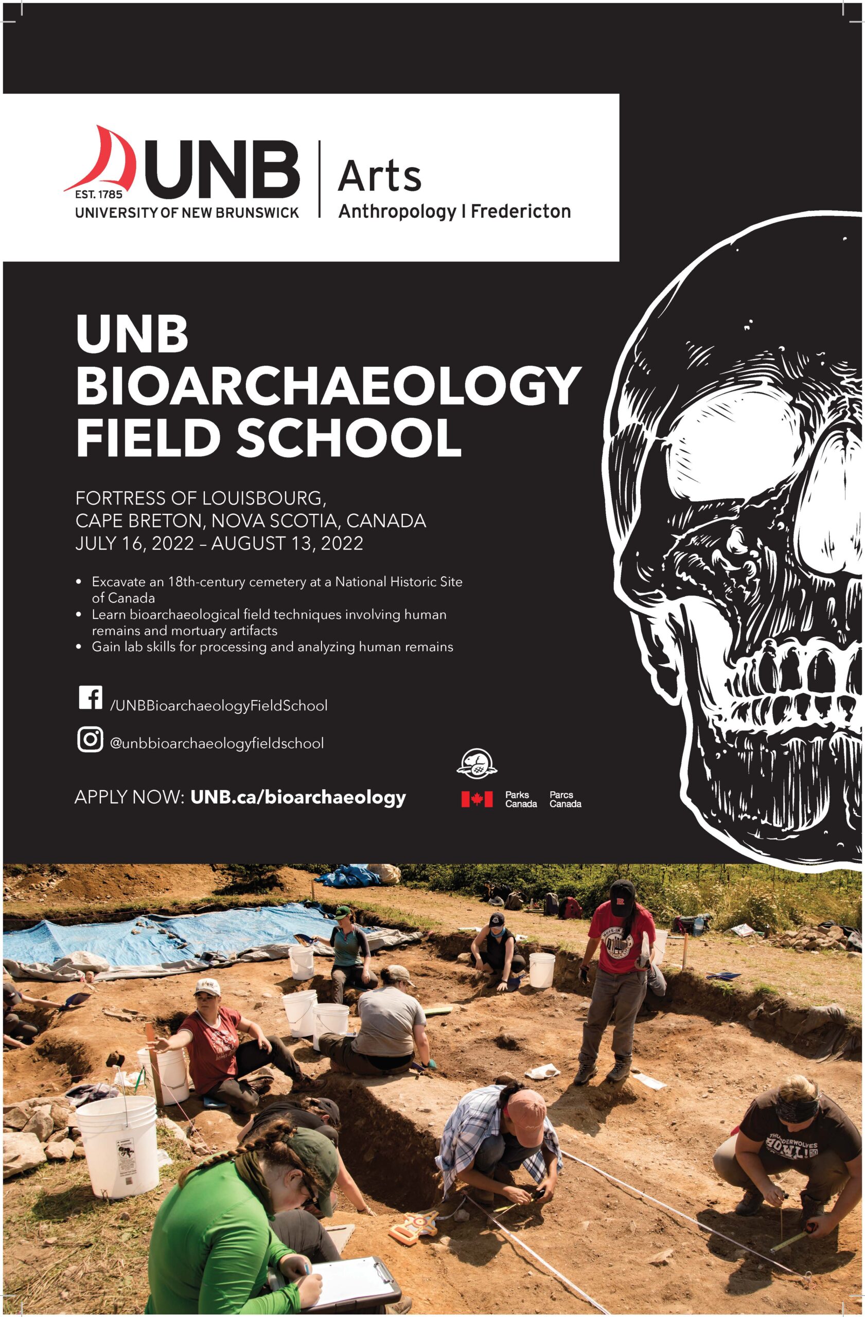2022 UNB Bioarchaeology Field School - AABA